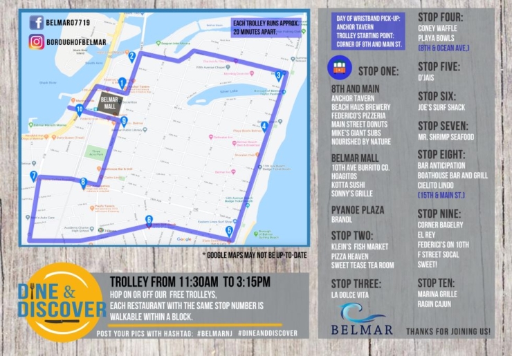 15th Annual Dine and Discover Belmar Food Tour – Welcome To D’Jais